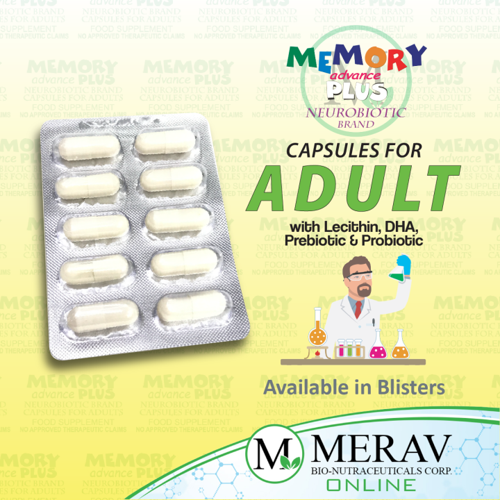 Memory Advance Plus Neurobiotic Capsules for ADULTS (by 10s) | Lazada PH