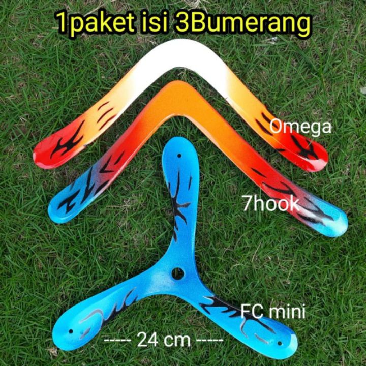 bumerang boomerang 1paket isi 3 bumerang | Lazada Indonesia