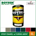 Boysen Epoxy Enamel Gray B2132 - 4L w/ Curing Agent | Lazada PH