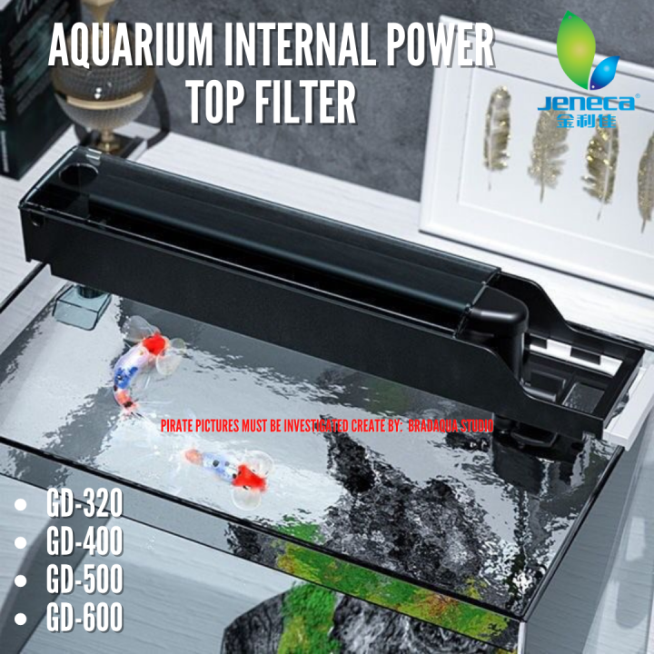 JENECA Aquarium Internal Power Top Filter GD-320/ GD-400/ GD-500/ GD ...