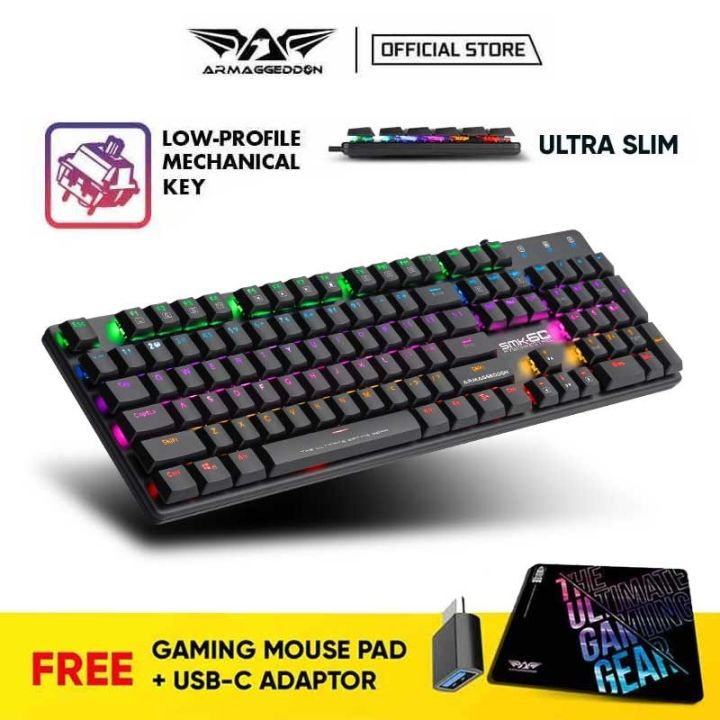 apply】 Armaggeddon Psychfalconet Blue Switch 104 Keys Low Profile ...