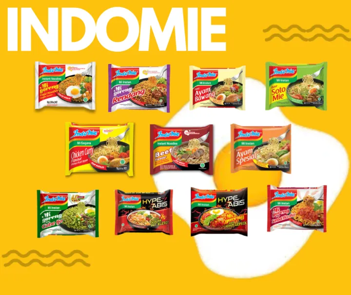 [PAKET 1-5 PCS] Indomie All Variant Goreng Kuah Rendang Ayam Bawang ...