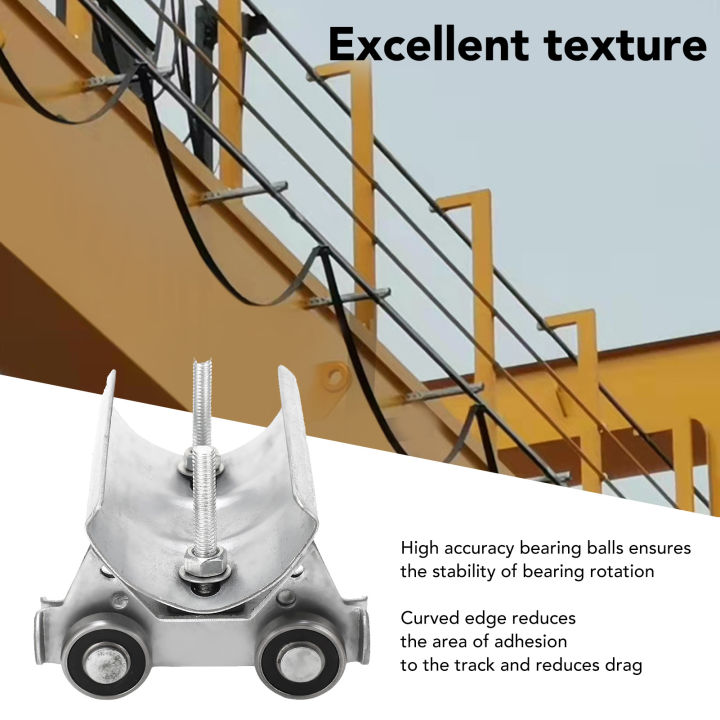 Pulley Roller Wheel Trolley Wear Resistance Track Roller Wheel Trolley ...