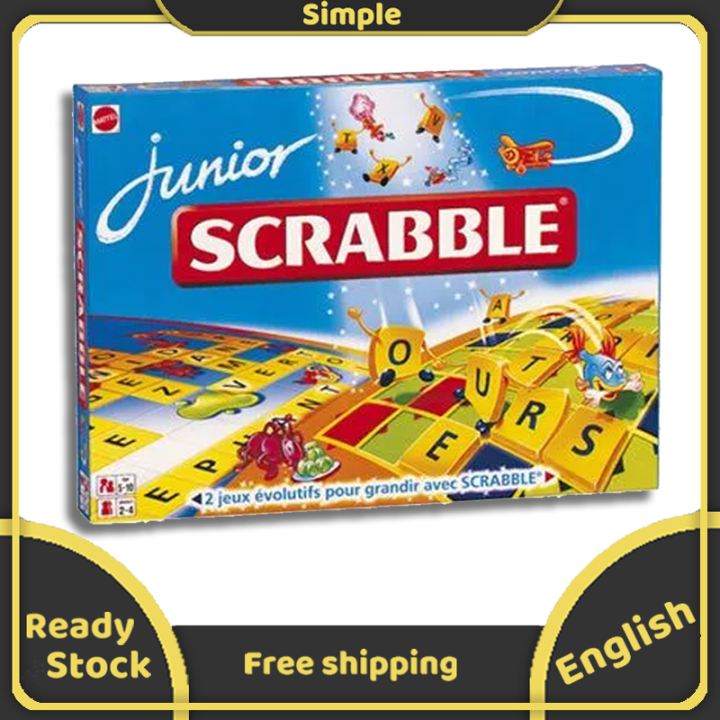 Scrabble Junior Board Game For Family Party Game Preschool Kid Toy UNO ...