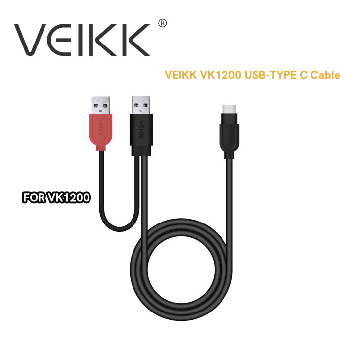 VEIKK USB-type C Cable Compatible with VEIKK VK1200 | Lazada PH