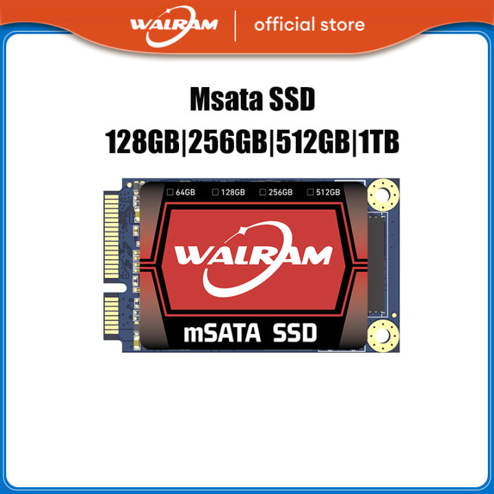 WALRAM mSATA SSD 128gb 256gb 512GB mSATA SSD 1TB HDD For Desktop ...