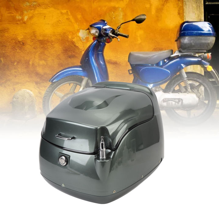 Motorcycle Top Box 38L Large Capacity Water Resistant Motorcycle Rear ...