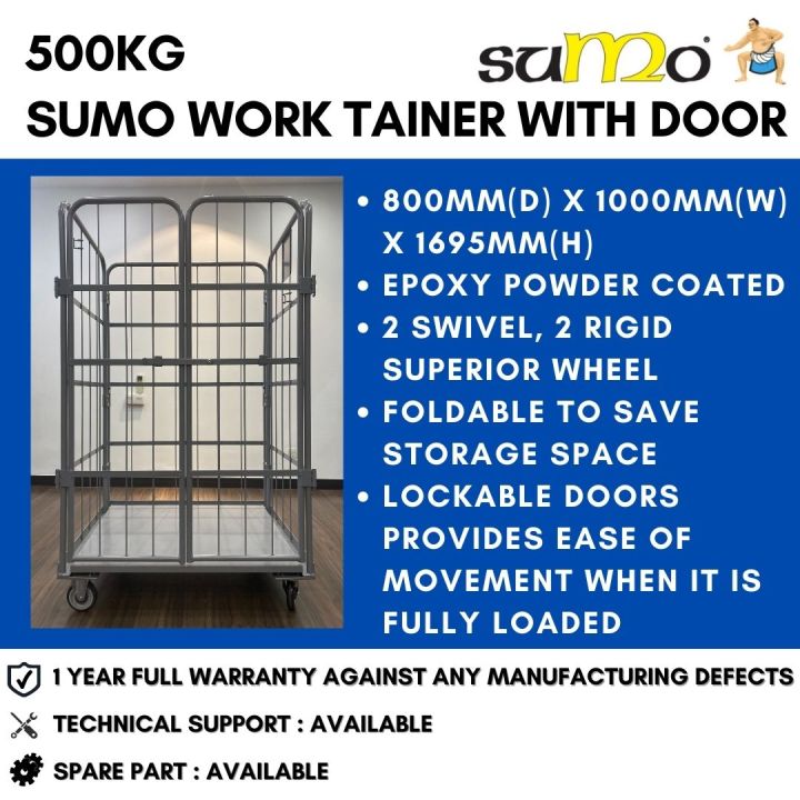 SUMO 500kg Work Tainer with Door Small Work Trainer Roll Cage Roll ...