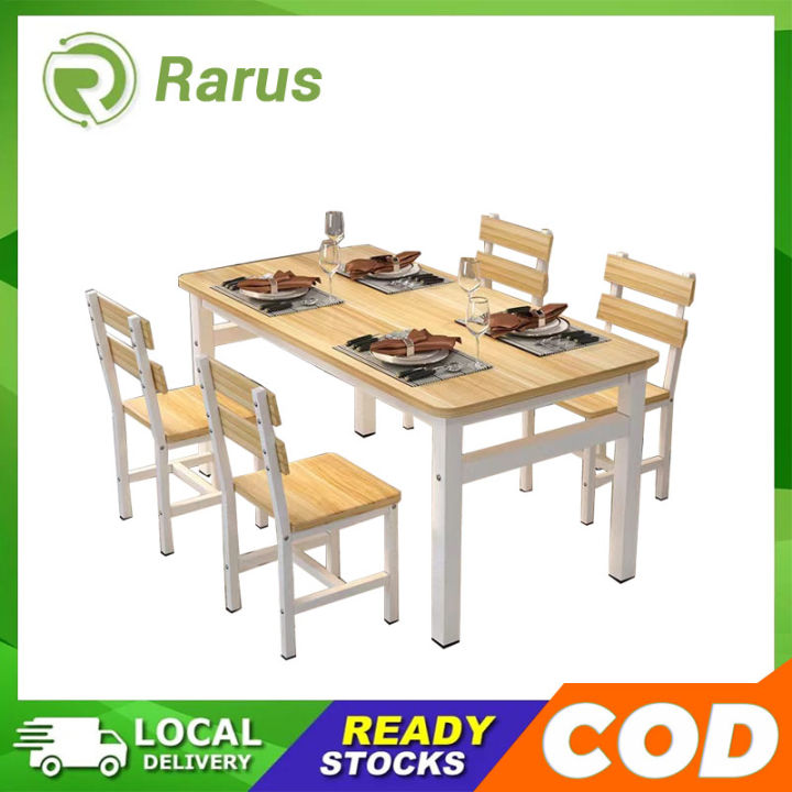 Rarus Nordic Dining Table And Chairs Combination Table Household ...