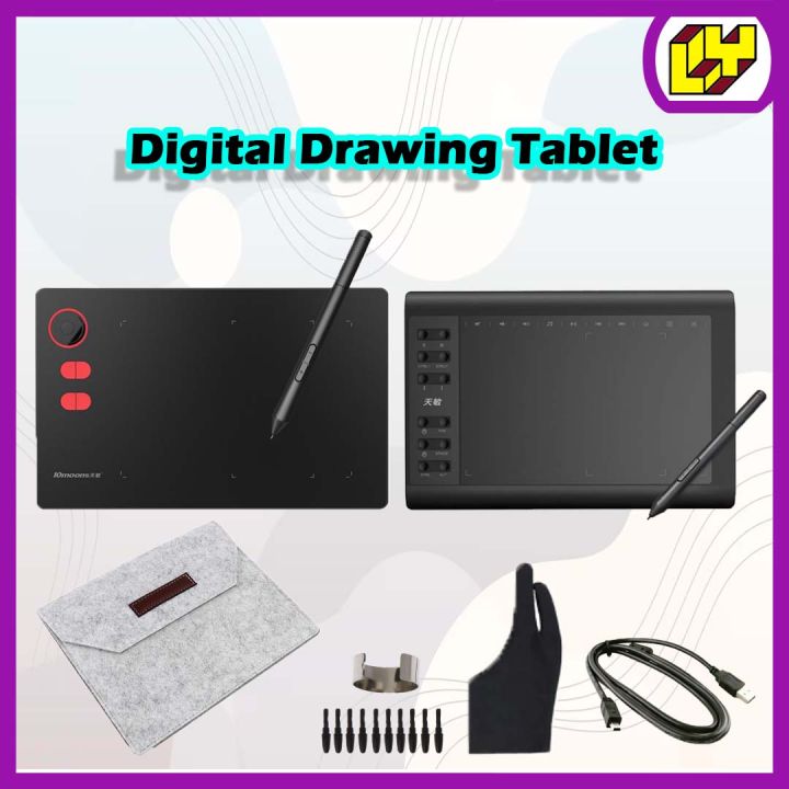Drawing Pad Drawing Tablet Digital Graphic Tablet Drawing Painting ...