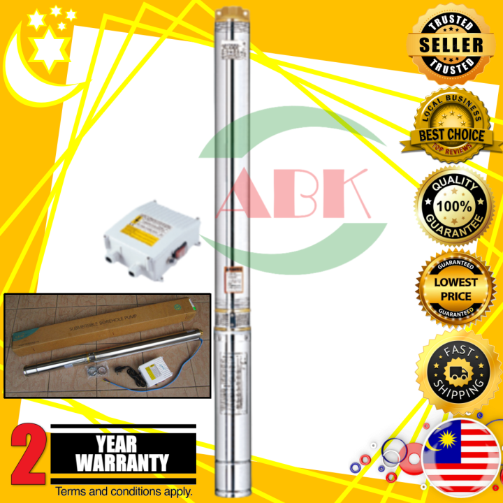 LEO STAINLESS STEEL SUBMERSIBLE BOREHOLE WATER PUMP - 4XRM6/11-1.1 S/S (1.5HP - OUTLET 2") | Lazada