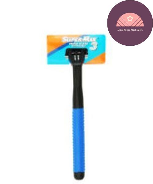Super Max Triple Blade Disposable Disposable 3 Blade Razor For Men 14g ...