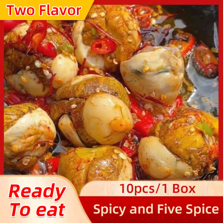 Balut egg Ready to eat two flavors balot egg healthy delicious Spicy ...
