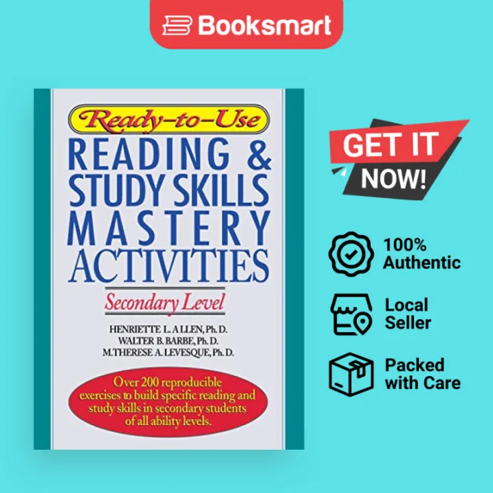 [Wiley] Ready-To-Use Reading & Study Skills Mastery Activities ...