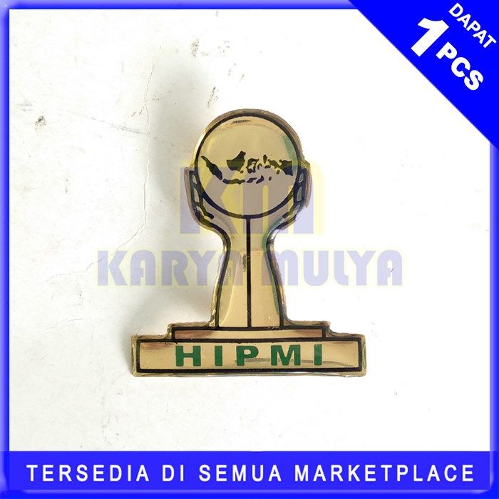 Bros Pin Hipmi Bahan Logam Pin Logo Tulisan Hipmi Lengkap - KM /1 pcs ...