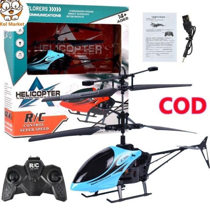 helicopter remote control - mainan anak rc pesawat helikopter | Lazada ...