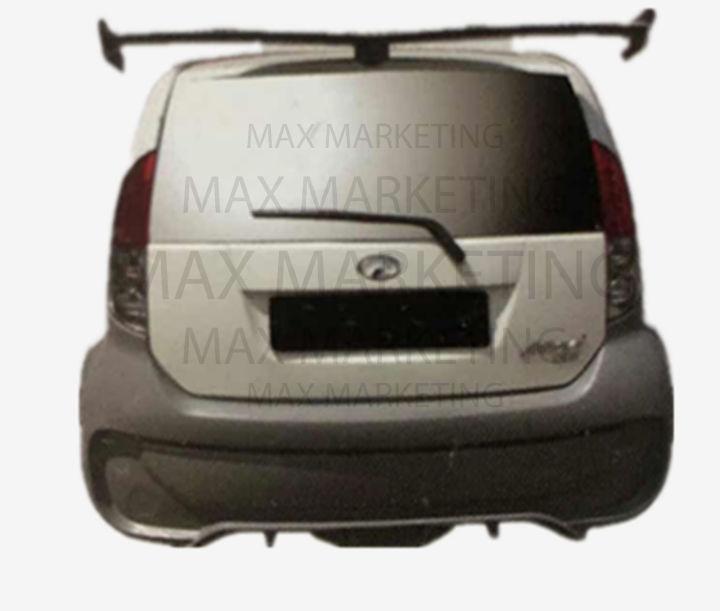 MYVI002X PERODUA MYVI REAR BUMPER (FIBER) SKIRT LIP BODYKIT | Lazada