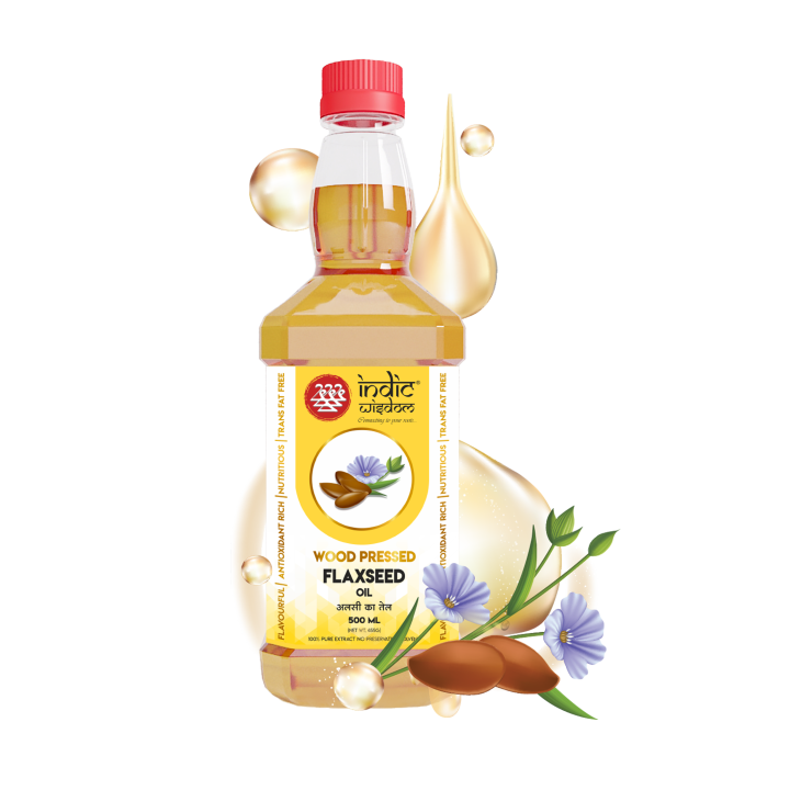 Wood Pressed Flaxseed Oil 500ml Omega 3 (Cold Pressed - Extracted on ...