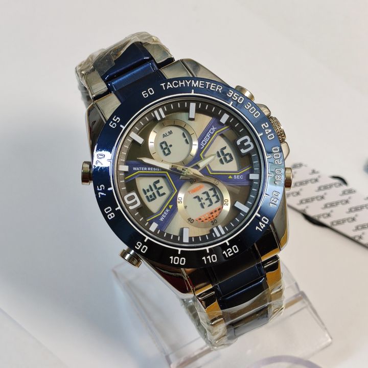 TopSeller Dual Time Men's JOEFOX Watch Super ILLUMINATOR Actual Pic ...