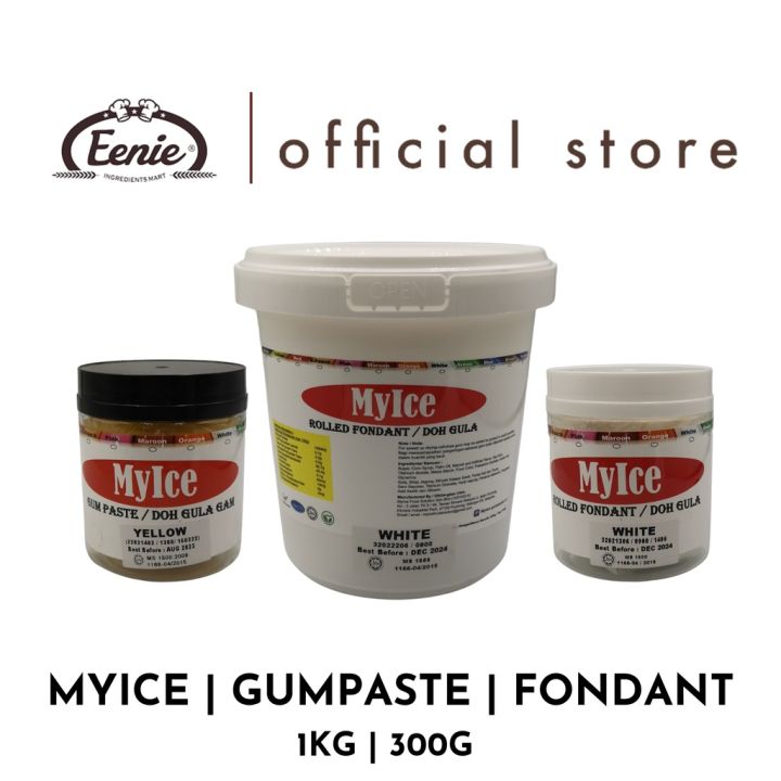 Halal MyIce Rolled Fondant | Doh Gula | MyIce Gum Paste | Doh Gula Gam ...
