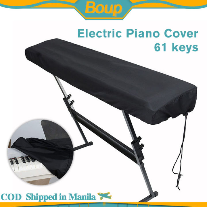 61 Keys Piano Keyboard Cover Dust Waterproof Cover With Elastic Cord ...