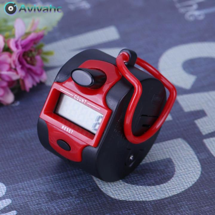 5 Digit Number Tally Counter Clicker LCD Display Handheld Manual ...