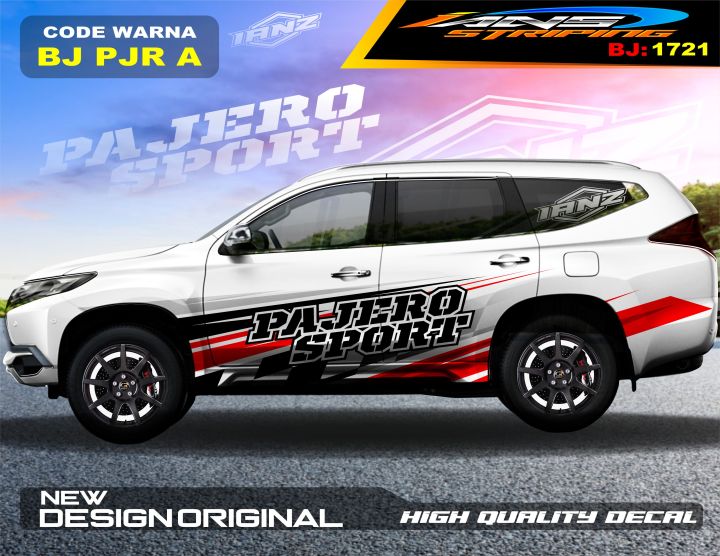 STICKER VARIASI MOBIL PAJERO FORTUNER / STIKER MOBIL GRAND LIVINA ...