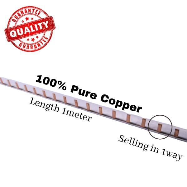 [1WAY] MCB Pure Copper Bar / MCB Copper Bus Bar with PVC Insulated ( 1 ...