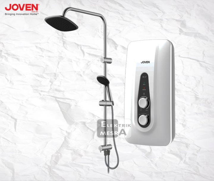 JOVEN SB11iP-RS DC PUMP INSTANT WATER HEATER WITH RAIN SHOWER (WHITE)/ JOVEN DC PUMP Water ...
