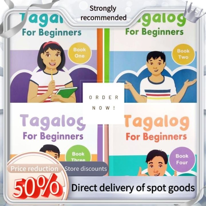 Tagalog for Beginners, Books 1, 2, 3, 4 (set) (*Filipino books) | Lazada PH