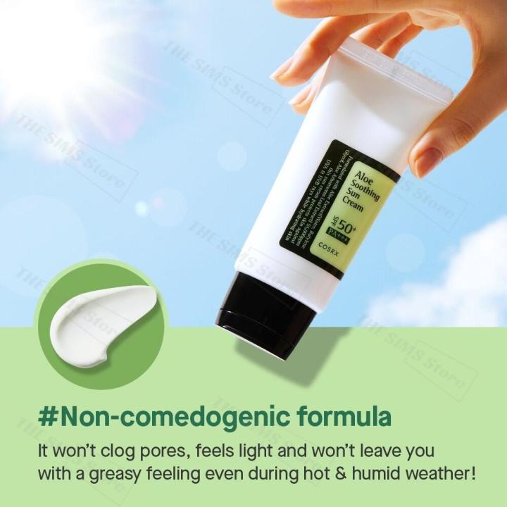 cod COSRX Aloe Soothing Sun Cream SPF 50 PA | Lazada PH