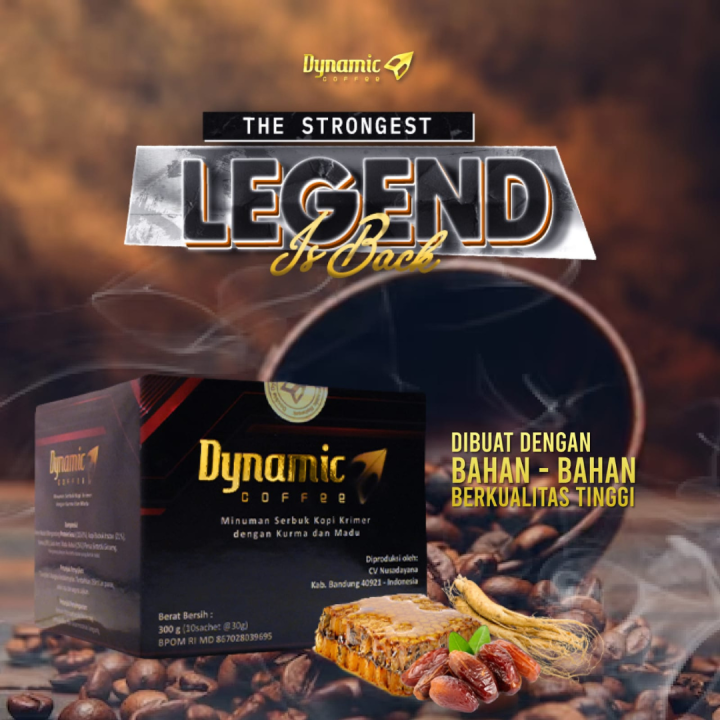 KOPI DYNAMIC 1 BOX ISI 10 SACHET - DYNAMIC COFFEE KEMASAN TERBARU ORIGINAL | Lazada Indonesia