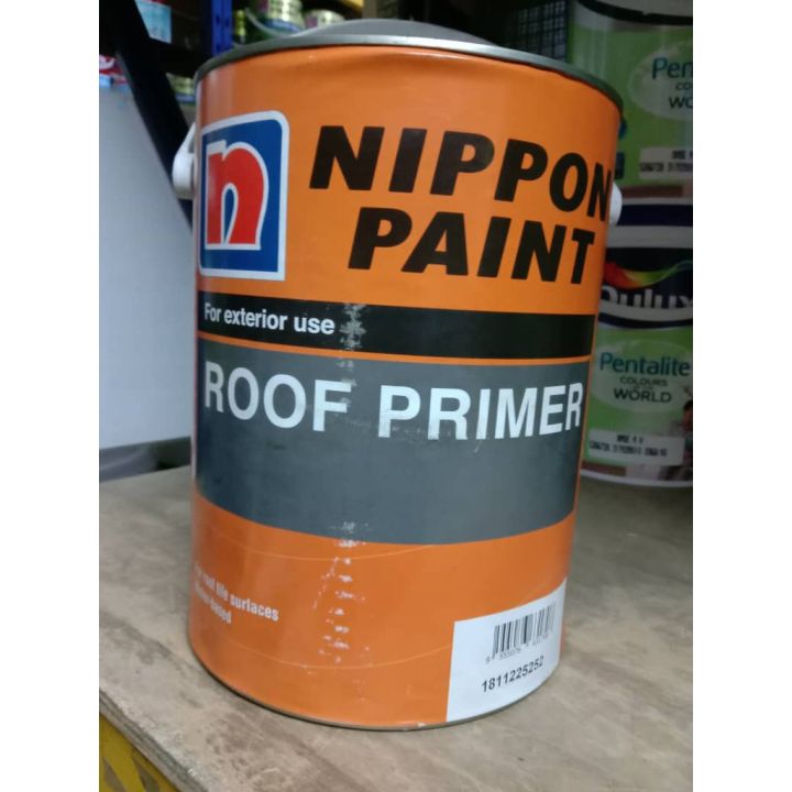 🔥READY STOCK🔥 5L NIPPON PAINT Roof Primer Paint Increase Reflectant ...