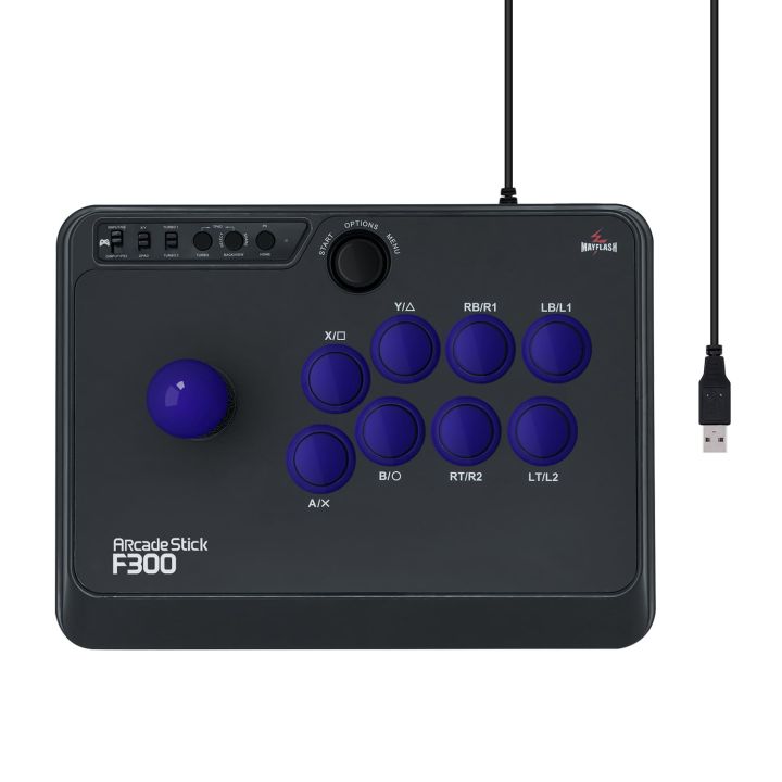 Mayflash USB Arcade Fightstick Joystick F300 Game Controller for PS4 ...