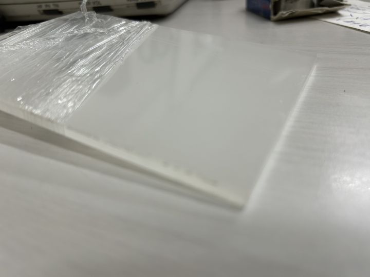 PP Natural White Sheet pre cut to size 5mm x 100mm x 150mm ...