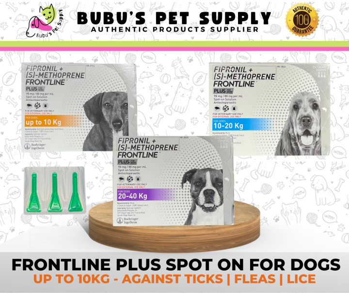 FRONTLINE PLUS SPOT ON FOR DOGS ANTI TICK FLEA AND LICE | Lazada PH