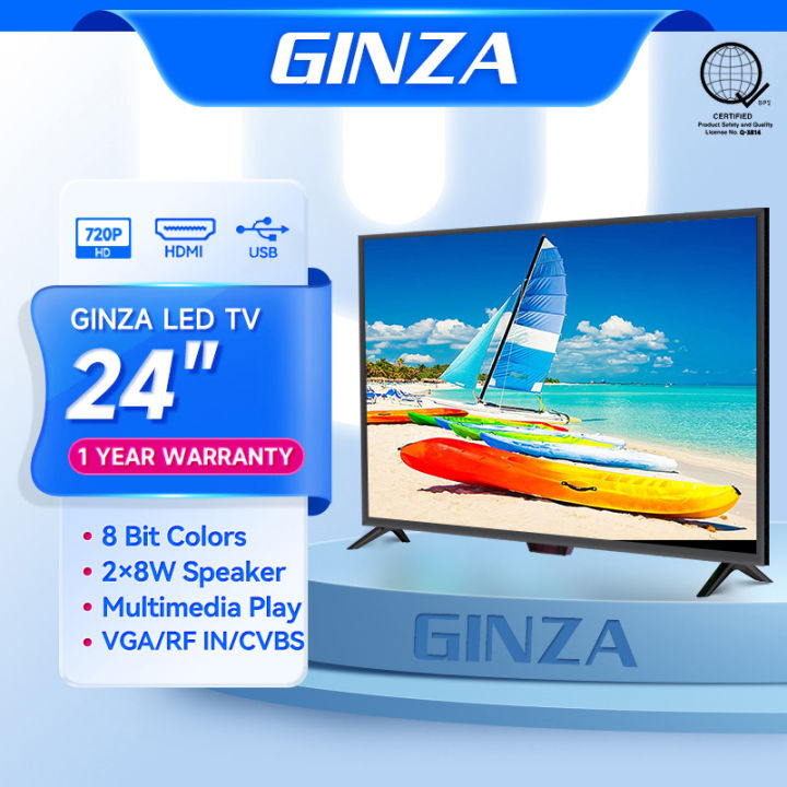 GINZA 32 inch LED TV 24 inches flat screen on sale smart tv 32 inches led android tv Ultra-slim ...