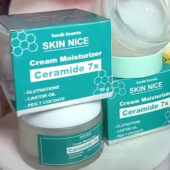 SKIN NICE Cream Moisturizer 50gr dan 30gr Ceramide 7X Original BPOM ...