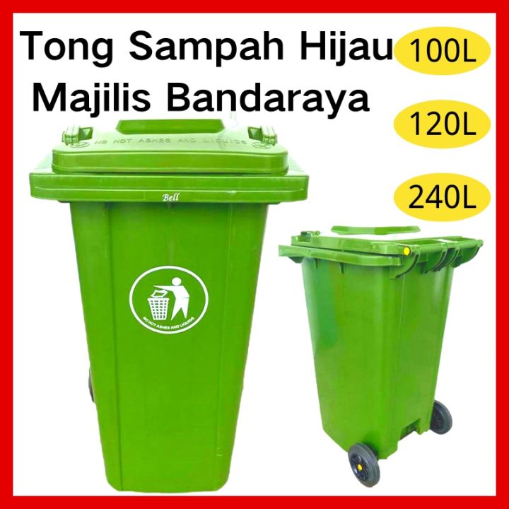 Green Dustbin SWM Outdoor Various Size | Lazada