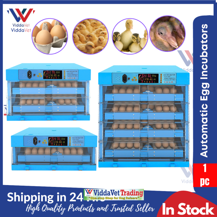 56 Egg Brooder Digital Fully Automatic Incubator Hatcher Turning Chicken Duck Humidity ...