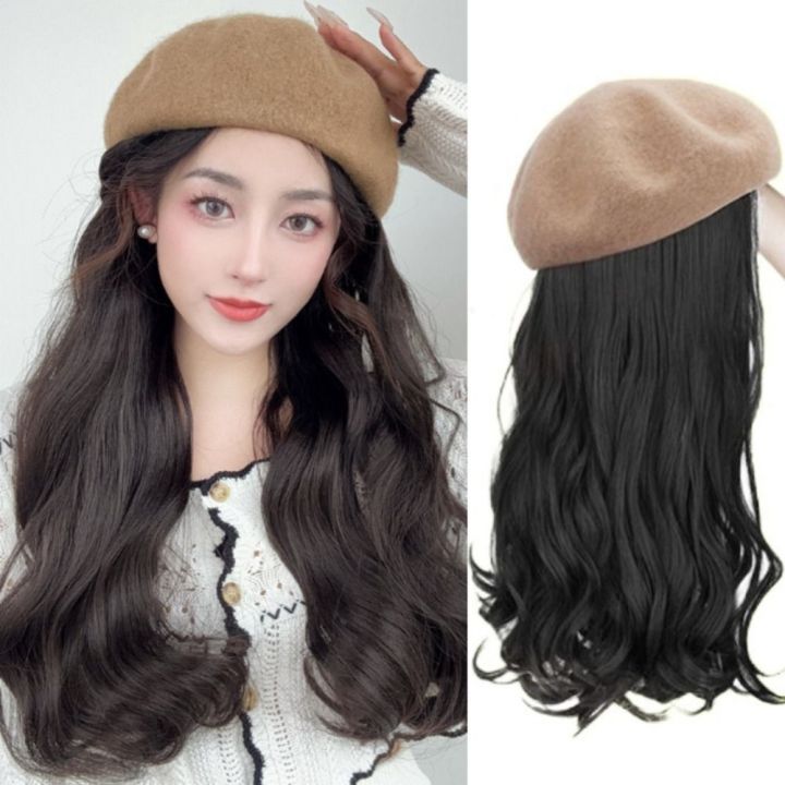 YOYO CHARMING หมวกสำหรับจิตรกร วิกผมหมวกฤดูใบไม้ร่วงฤดูหนาว เก็บความ ...