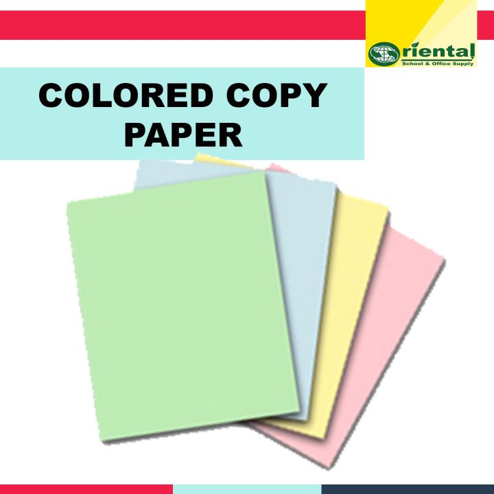 Colored Copy Paper / In 10's, 20's, 50's PACK / SOLD per PACK | Lazada PH