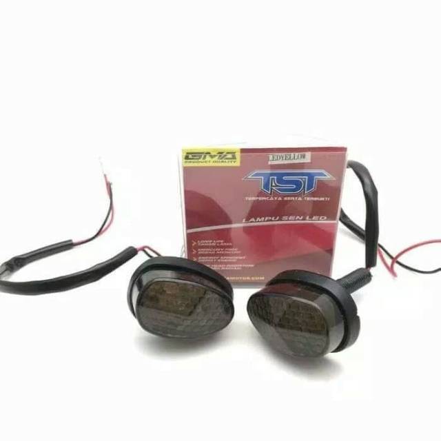 Lampu Sen Model Tempel Oval / Sein Samping Bohlam Motor - Little Part ...