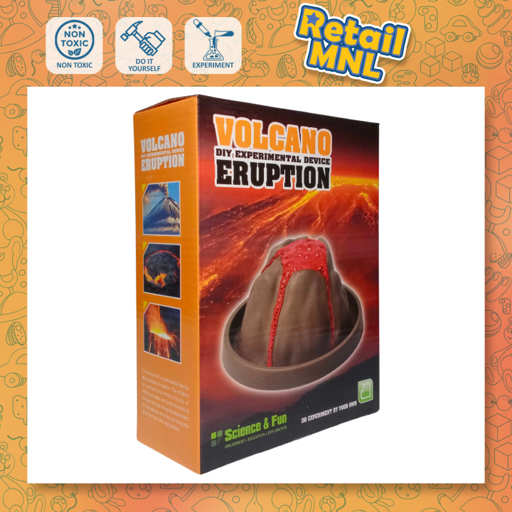 Retailmnl Kid Scientist Series Volcano Eruption Science Kit Experiment ...