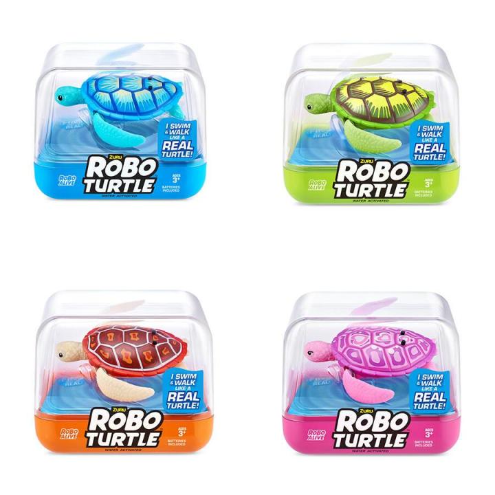 {ORIGINAL} ZURU ROBO ALIVE ROBOTIC SWIMMING TURTLE (7192) | Lazada