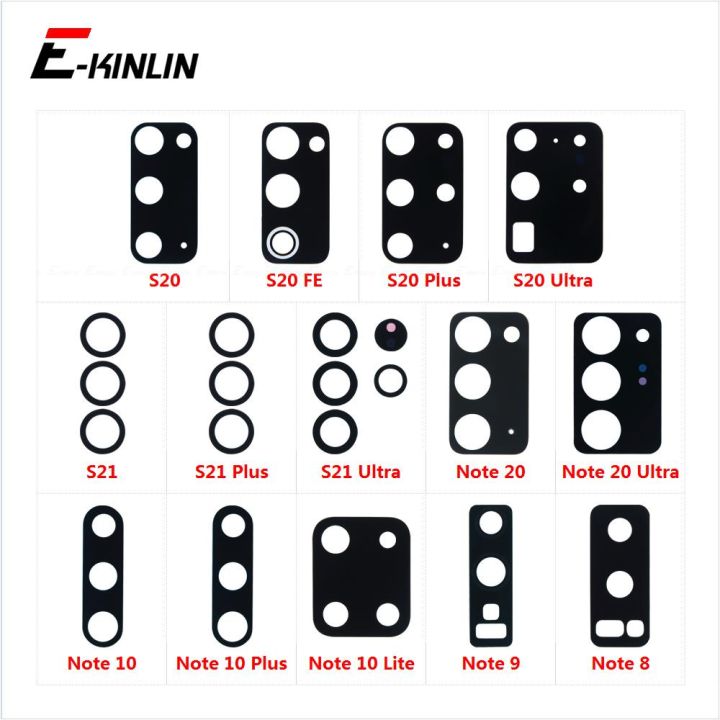 Back Camera Lens Rear Glass With Adhesive Sticker Glue For Samsung ...