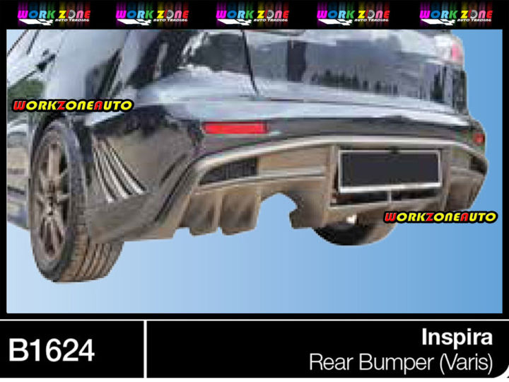 B1624 Proton Inspira Mitsubishi Lancer Fiber Rear Bumper (Varis) Body ...