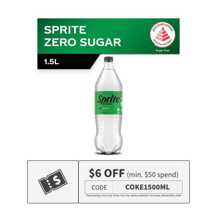 Sprite Zero Sugar(1.5L) | Lazada Singapore