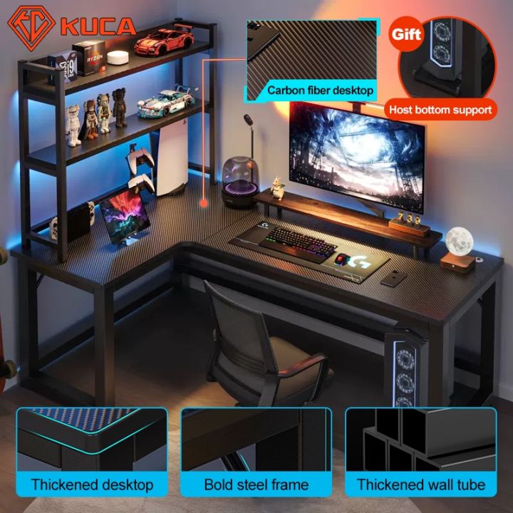 Fast send 【Carbon Fiber Material】KUCA gaming table computer table Study ...