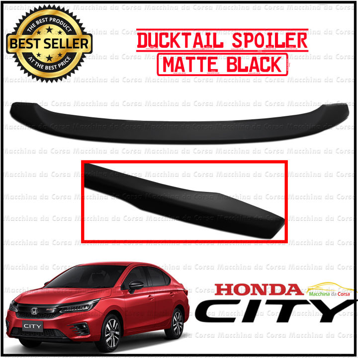 Honda City 2020 2021 Ducktail Spoiler (Matte Black) | Lazada PH